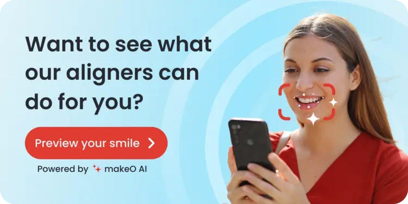 Clear Aligners & Invisible Teeth Braces | makeO Toothsi