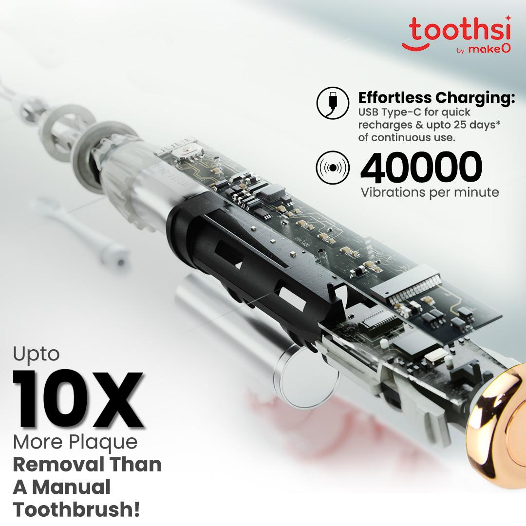 Toothsi Electro i9 Sonic Electric Toothbrush | Smart Electric ...