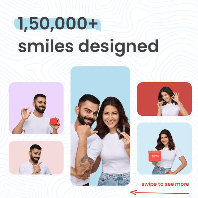 toothsi Aligners: Clear Aligners for Teeth Straightening at ₹3,394* | makeO
